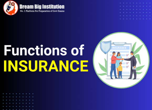 Functions Of Insurance : Dream Big Institution