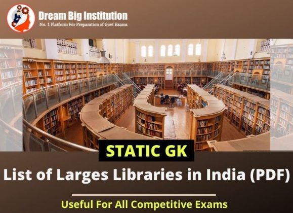 List Of Libraries In India PDF For All Competitive Exam 2024