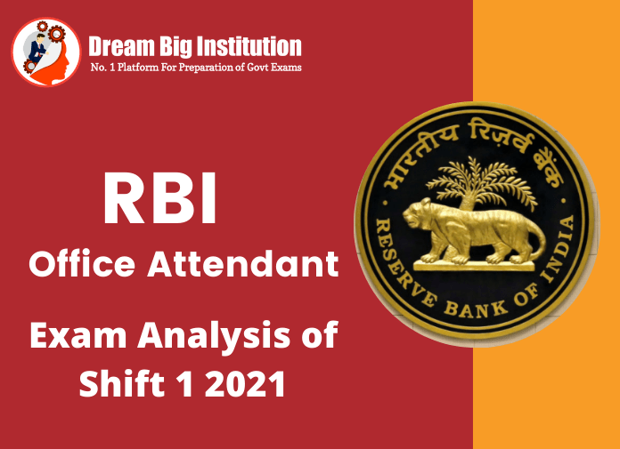 RBI Office Attendant Exam Analysis: 10th April 2021- Shift 1