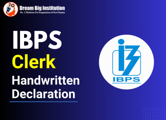 IBPS Clerk Handwritten Declaration 2024 : Check Format PDF