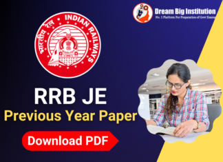 RRB JE Previous Year Question Papers PDF CBT 1 & 2 Download